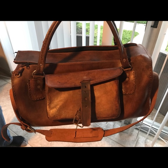 Bags | Stunning 10 Hand Made Leather Carry On Bag | Poshmark